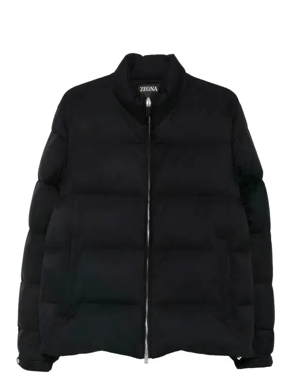 Zegna Quilted Padded Jacket - Black