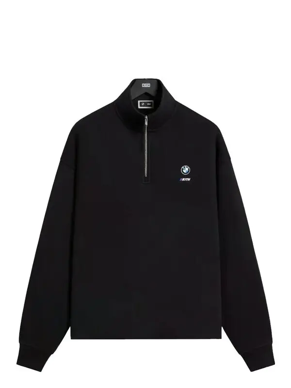 Kith X Bmw Quarter-zip Sweater - Black