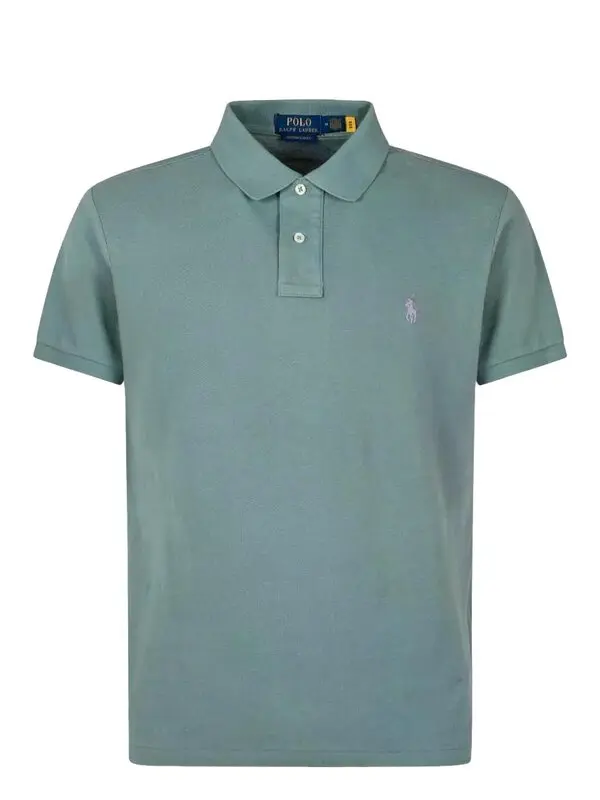 Polo Ralph Lauren The Iconic Custom Slim-fit Mesh Polo - Green