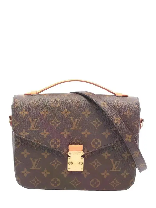 LOUIS VUITTON Monogram Pochette Metis - Brown