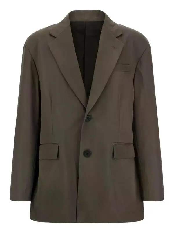 STEIN Oversized Single-breasted Blazer - Neutrals