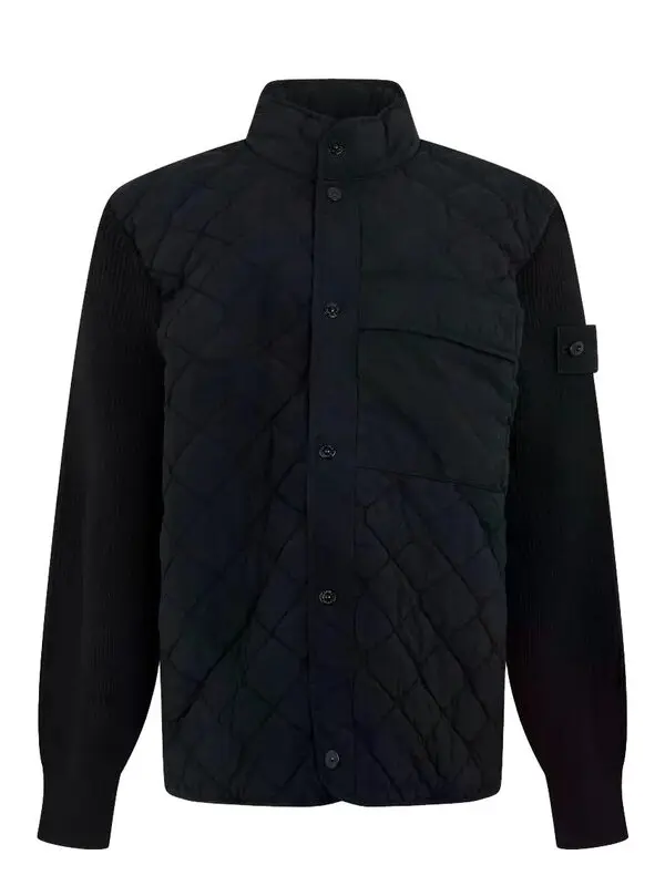 Stone Island 4100016 Brushed Nylon Smerigliato Ghost Piece Jacket - Black