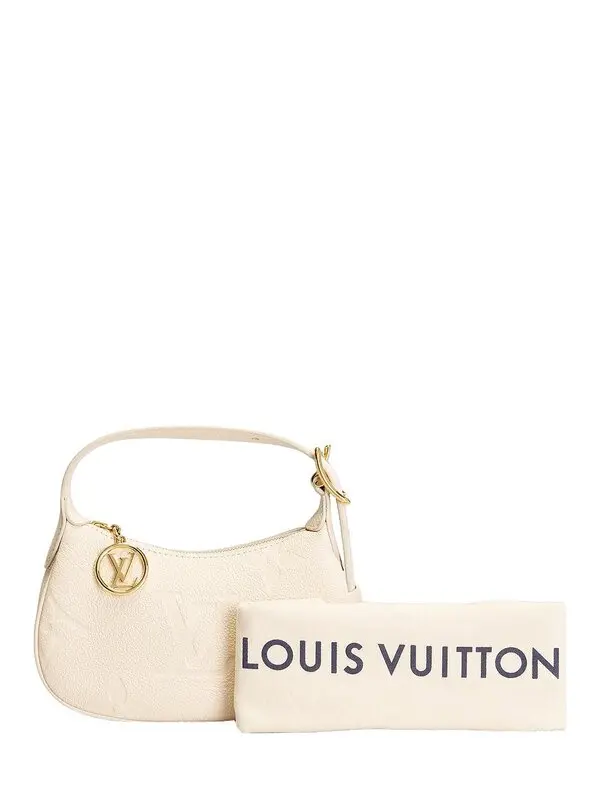 LOUIS VUITTON Empreinte Giant Monogram Mini Moon Shoulder Bag - Yellow