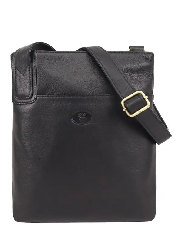 LLOYD BAKER Pushkar Leather Crossbody Bag - Black