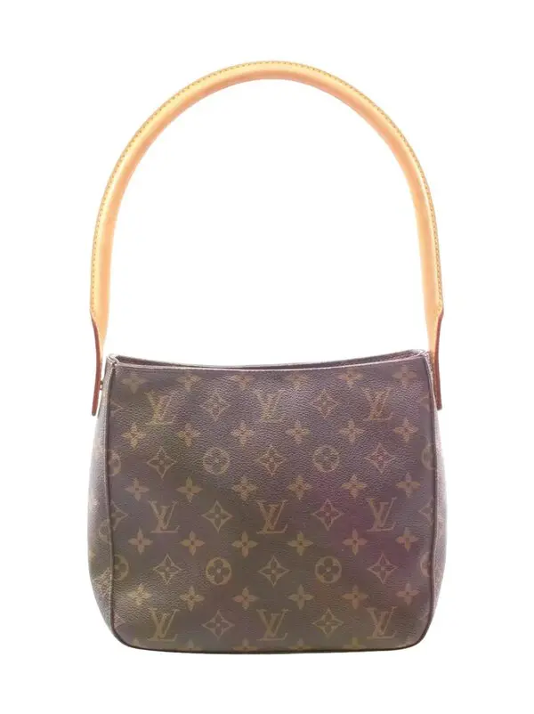 LOUIS VUITTON Monogram Looping Mm Shoulder Bag - Brown