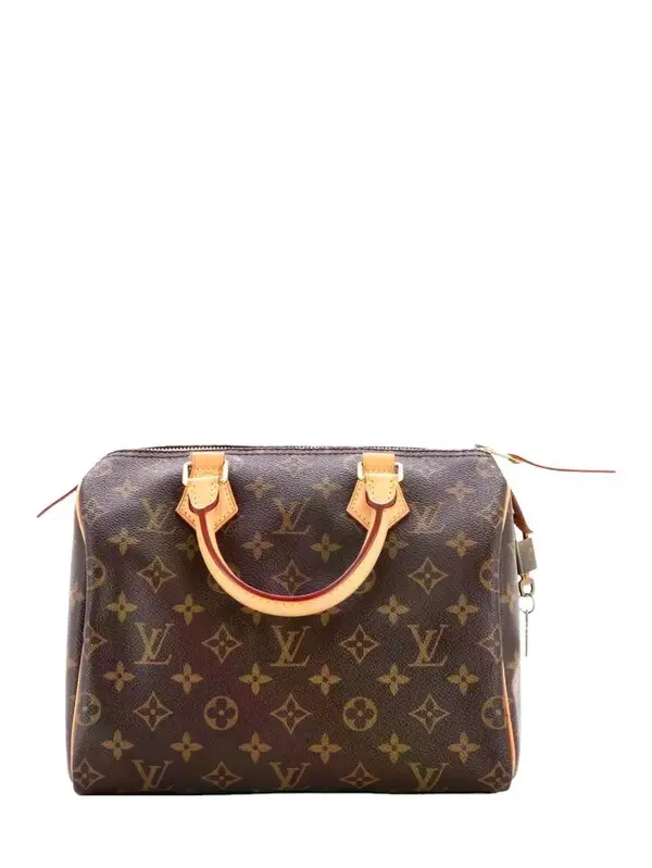 LOUIS VUITTON Speedy Monogram Canvas 25 Satchel - Brown