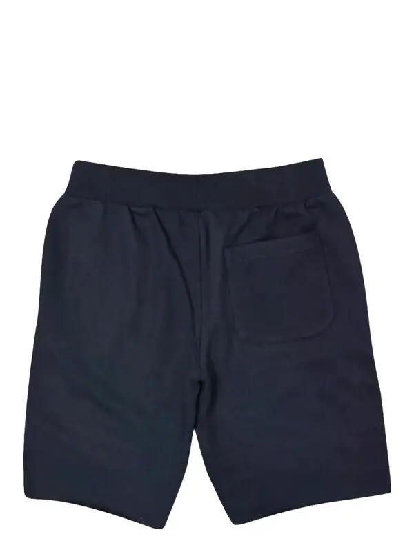 Champion Logo Patch Fleece Shorts - Blue