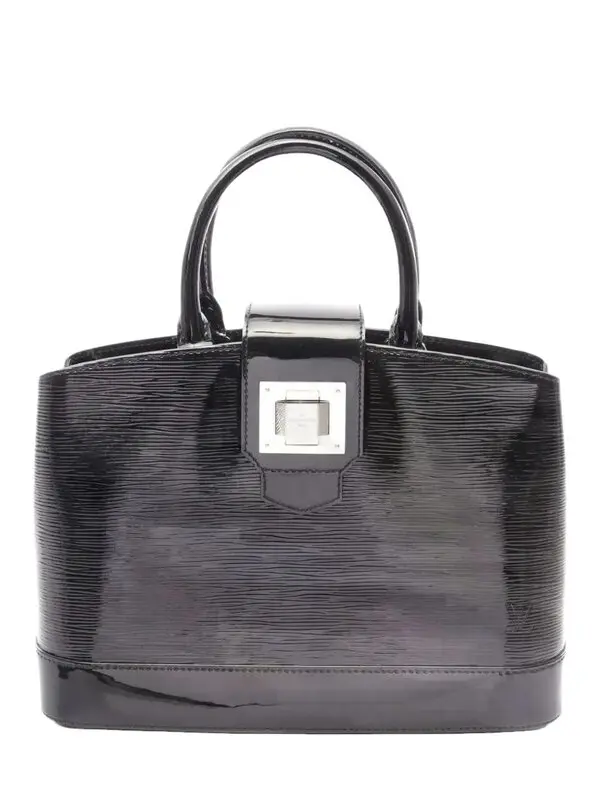 LOUIS VUITTON Mirabeau Pm Epi Noir Tote Bag - Black
