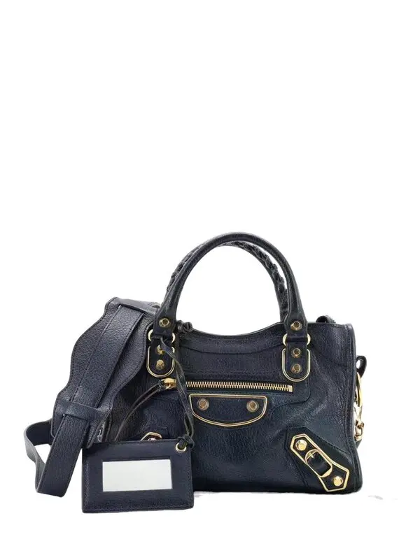 Balenciaga Metallic Edge Mini Bag - Blue