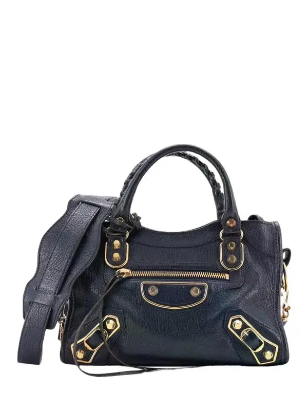 Balenciaga Metallic Edge Mini Bag - Blue