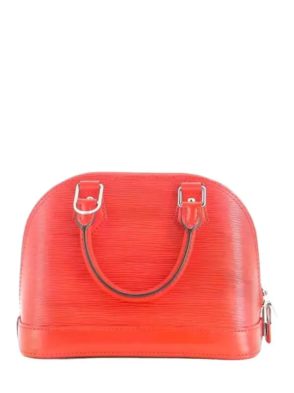 LOUIS VUITTON Alma Handbag Epi Leather Bb Satchel - Red