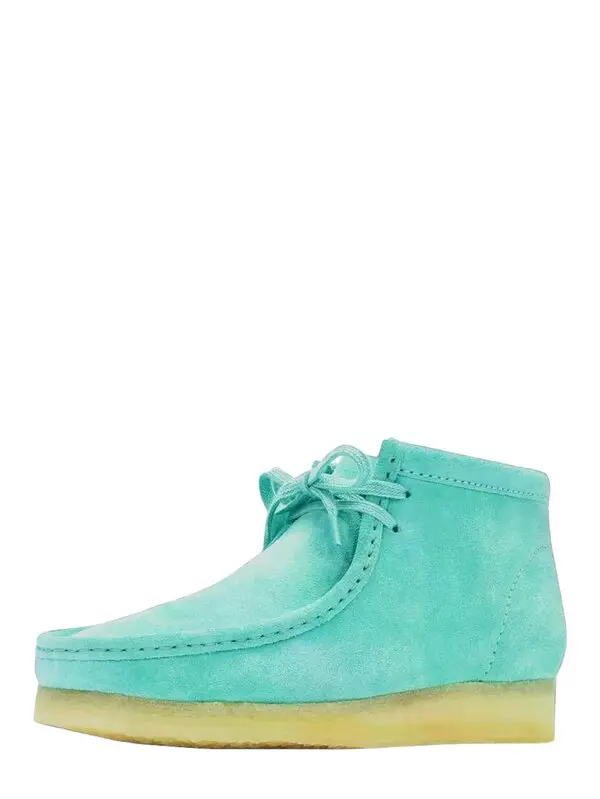 Clarks Suede Wallabee Boots - Green