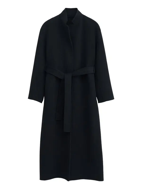Filippa K Belted Wrap Coat - Black