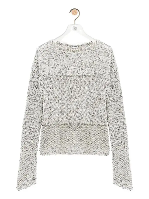 Loewe Long Sleeve Sweater - White