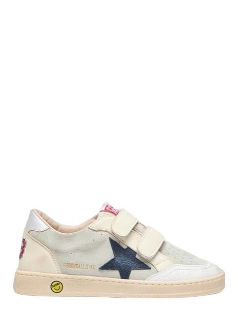 GOLDEN GOOSE Round Toe Low Top Casual Sneakers - White