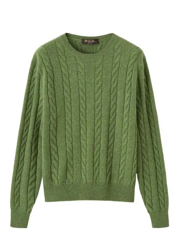 Loro Piana Cedar Crewneck Sweater - Eden Path Melange