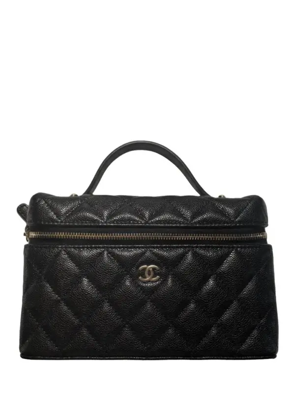 Chanel Quilted Handbag - Black