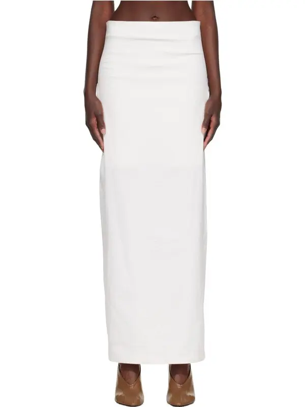 Issey Miyake Stretch Jersey Maxi Skirt - No
