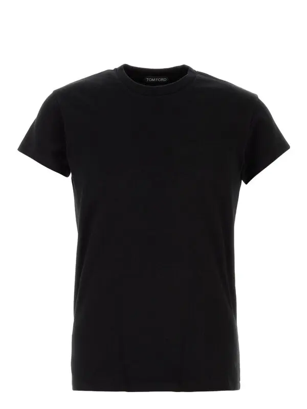 TOM FORD Cold Dyed Crew Neck T-shirt - Black