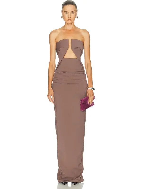 Rick Owens Prong Gown - Grape