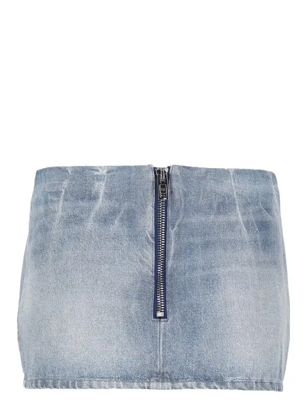 Alexander Wang Mini Skirt - Denim
