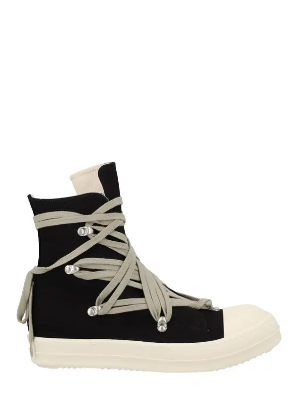Rick Owens Tower Megalace Sneakers - Black