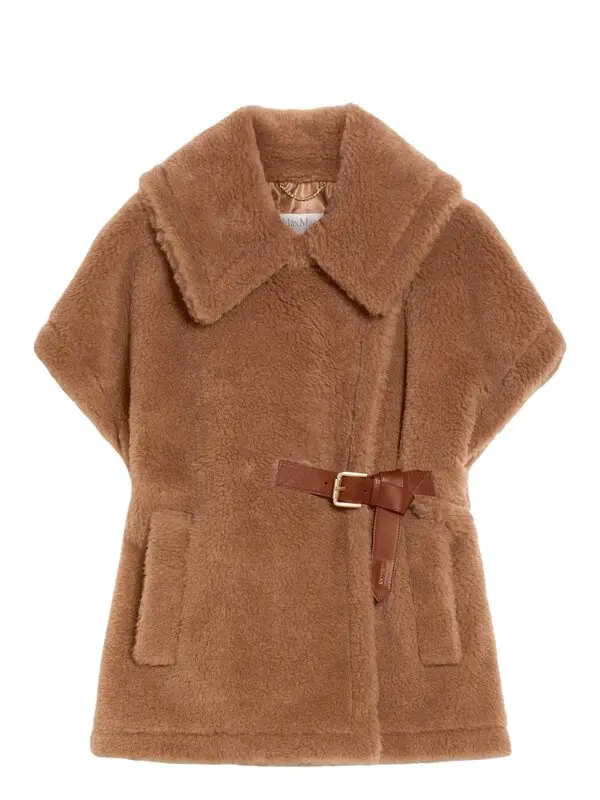 Max Mara Faux Fur Gilet - Camel