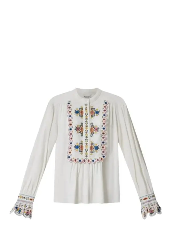 Isabel Marant Étoile Monique Embroidered Blouse - White