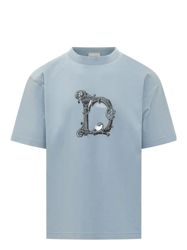 Drole De Monsieur Short-sleeved T-shirt - Blue