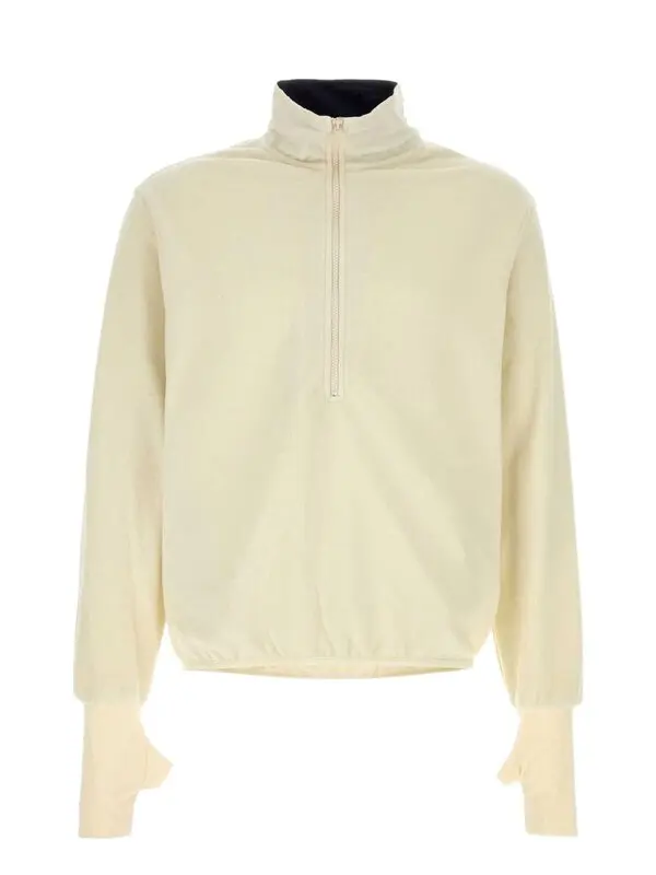 ENTIRE STUDIOS Fleece Half-zip Sweatshirt - No