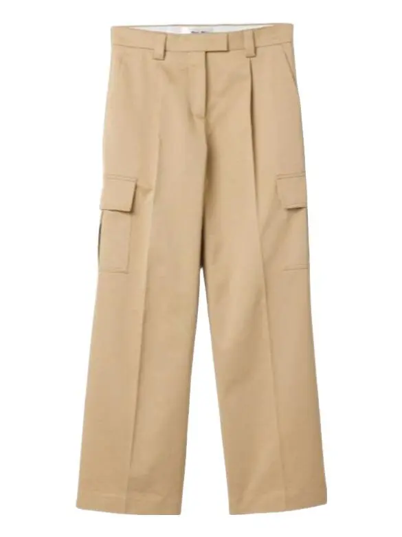 Miu Miu Belted Cargo Pants - Rope Ash