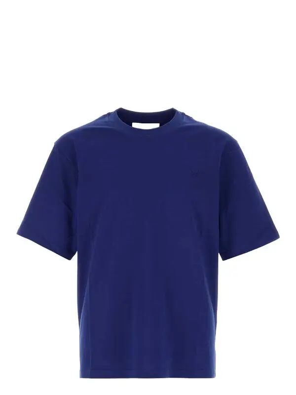AMI Paris 100% Cotton T-shirt - Blue