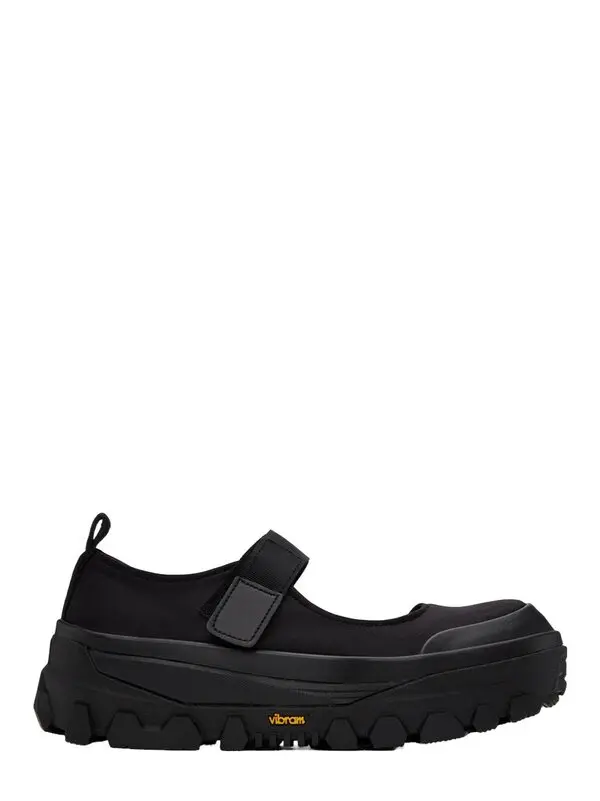 AMOMENTO Vibram Mary Jane Loafers - Black