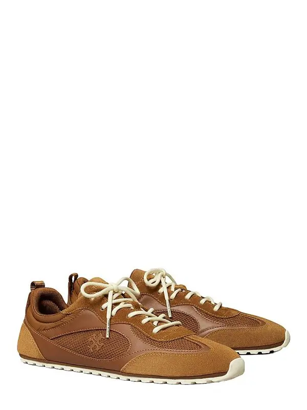 Tory Burch Field Sneakers - Cognac Brown
