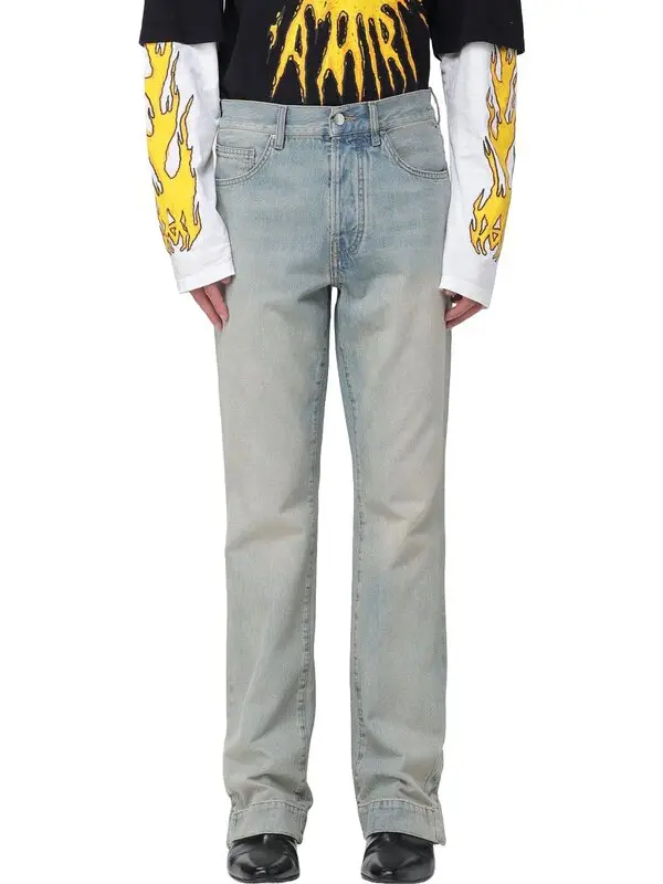 Amiri Straight Leg Jeans - Blue