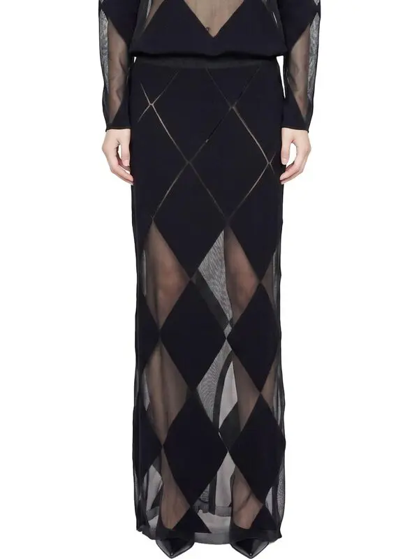 Liviana Conti Maxi Skirt - Black