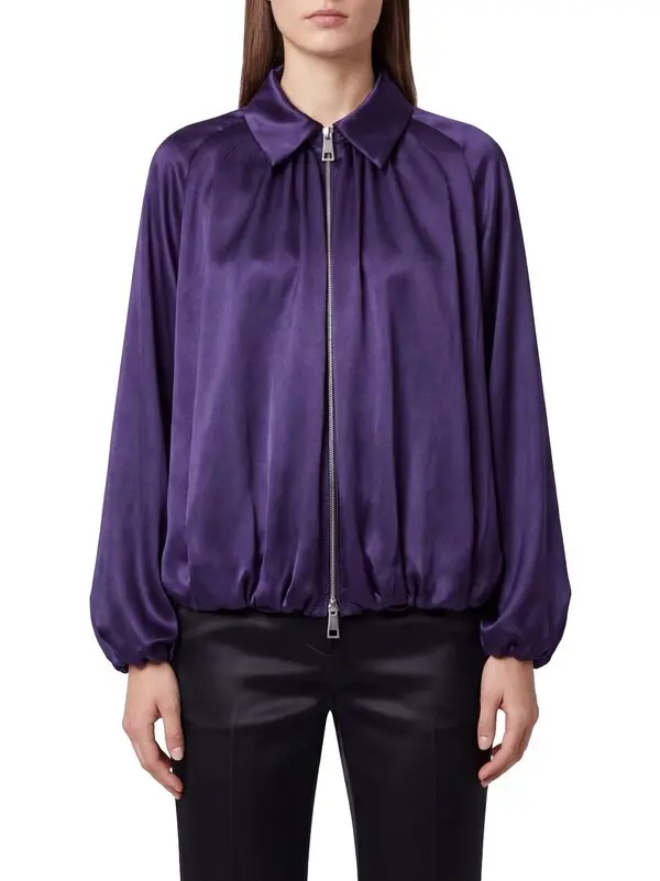 Liviana Conti Zip-up Jacket - Blue