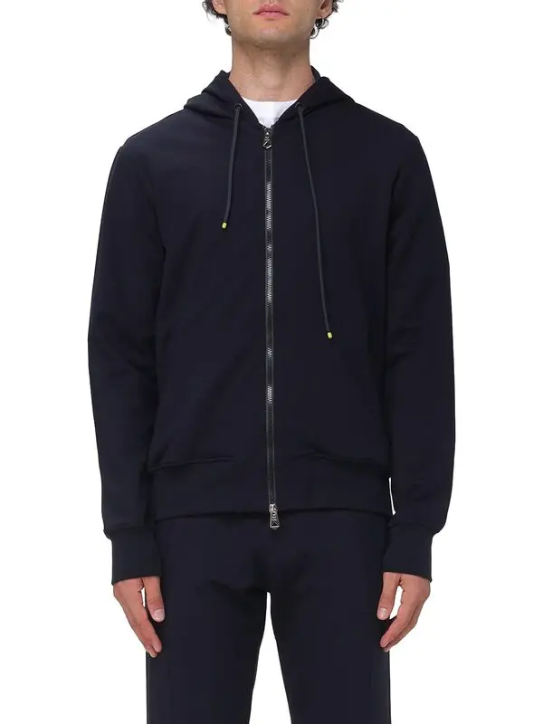 Paul Smith Full Zip Hooded Sweatshirt - Navy