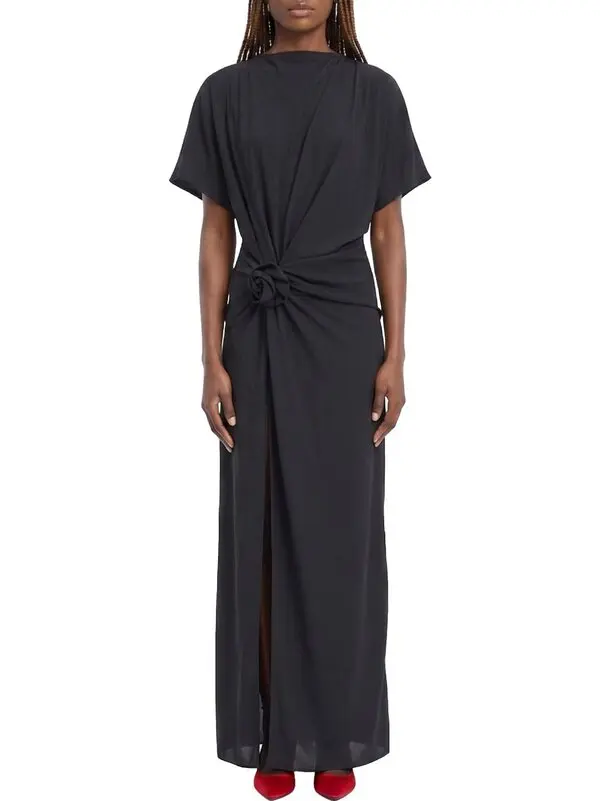 ROTATE BY BIRGER CHRISTENSEN Maxi Dress - Black