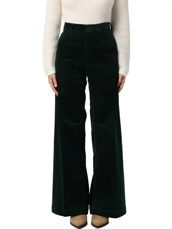 Polo Ralph Lauren Corduroy Wide-leg Trousers - Green