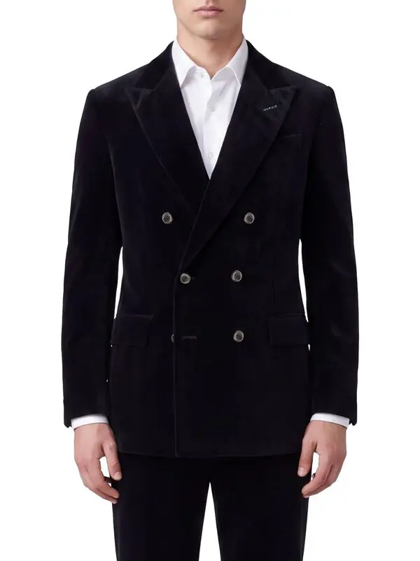 TOM FORD Double Breasted Blazer - Black