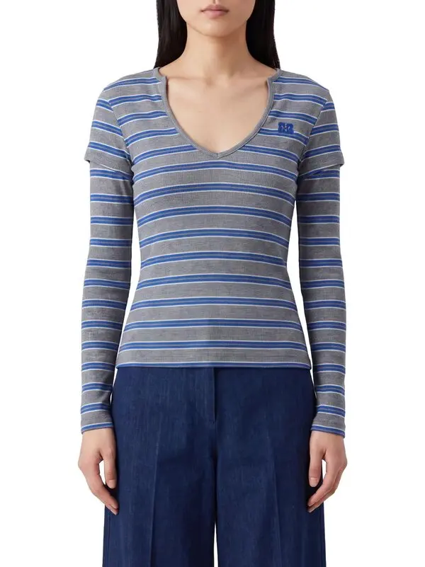 GANNI Shirt - Blue
