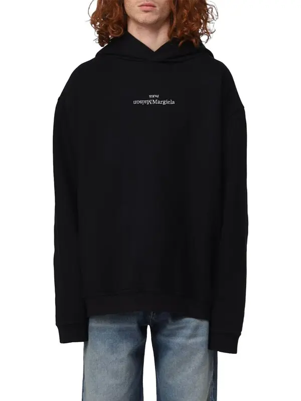MAISON MARGIELA Cotton Hoodie - Black