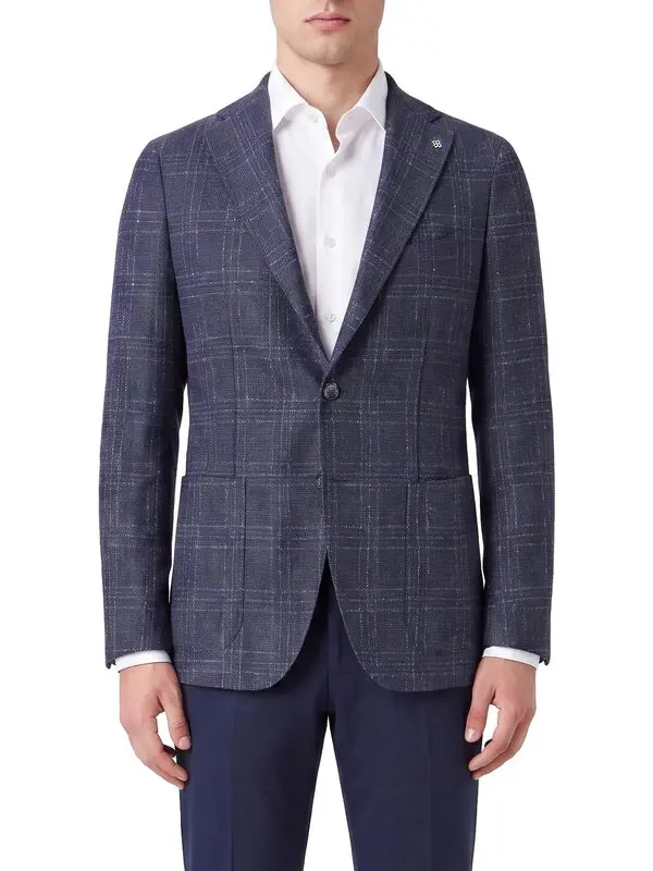 Tagliatore Single-breasted Blazer - Blue