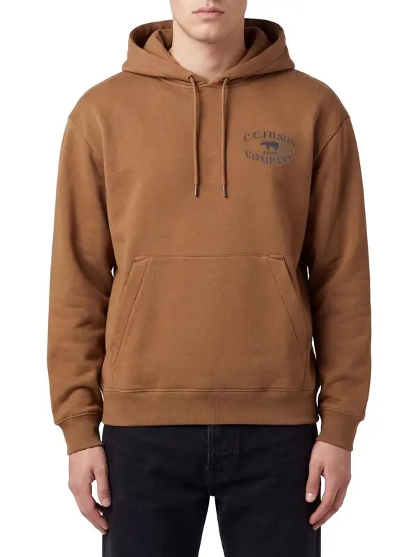 Filson Hooded Sweatshirt - Brown