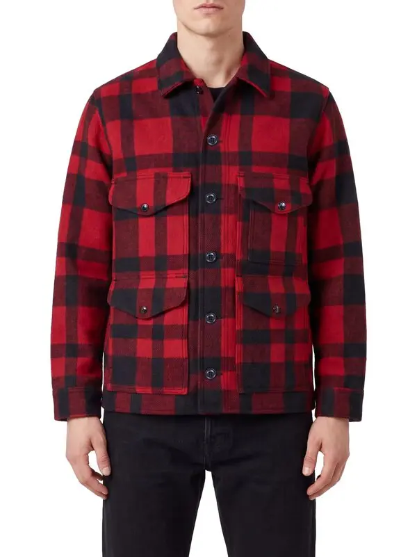 Filson Plaid Shirt Jacket - Red