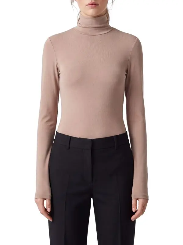 Andamane Long Sleeve Bodysuit - Black