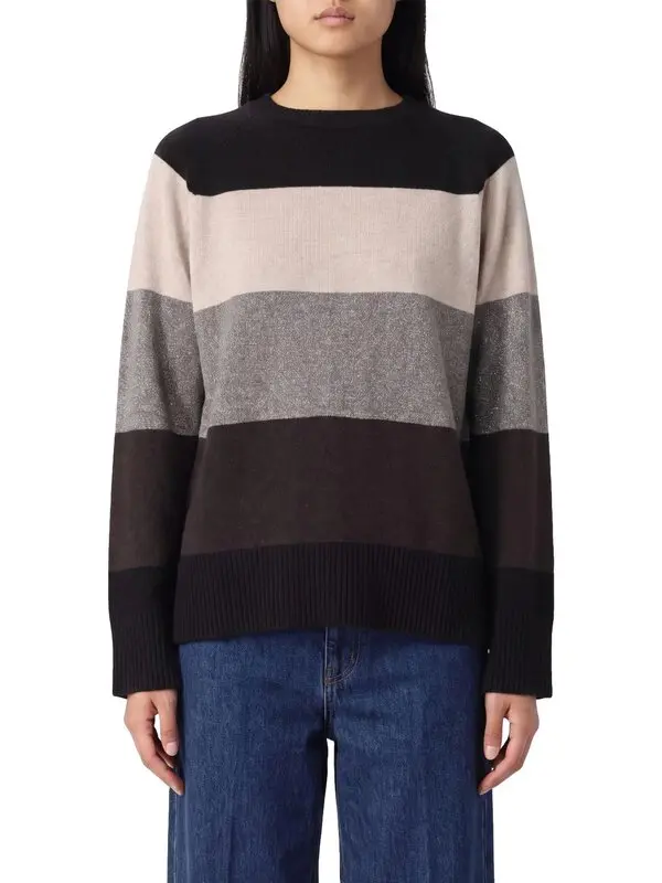 KANGRA Striped Sweater - Brown