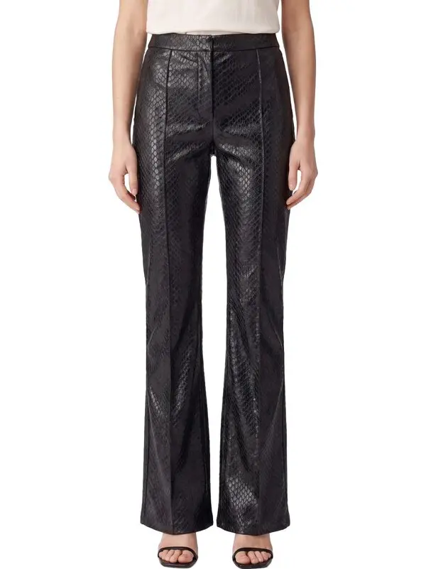 Elisabetta Franchi Tailored Flare Trousers - Black