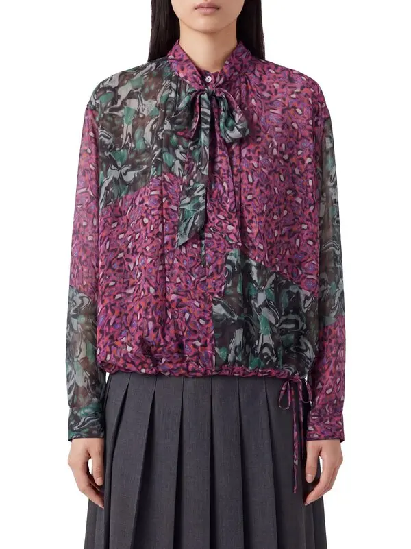 Dries Van Noten Printed Shirt - Fuchsia